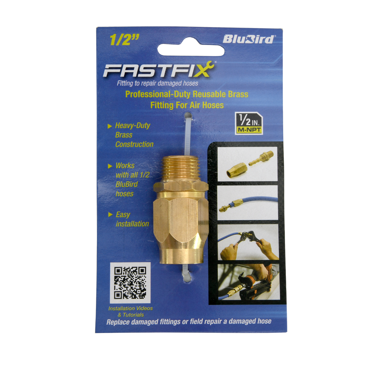 Fast Fix 1/2" – Air Hose Repair Kit for Quick and Easy Fixes – TheBlueHose