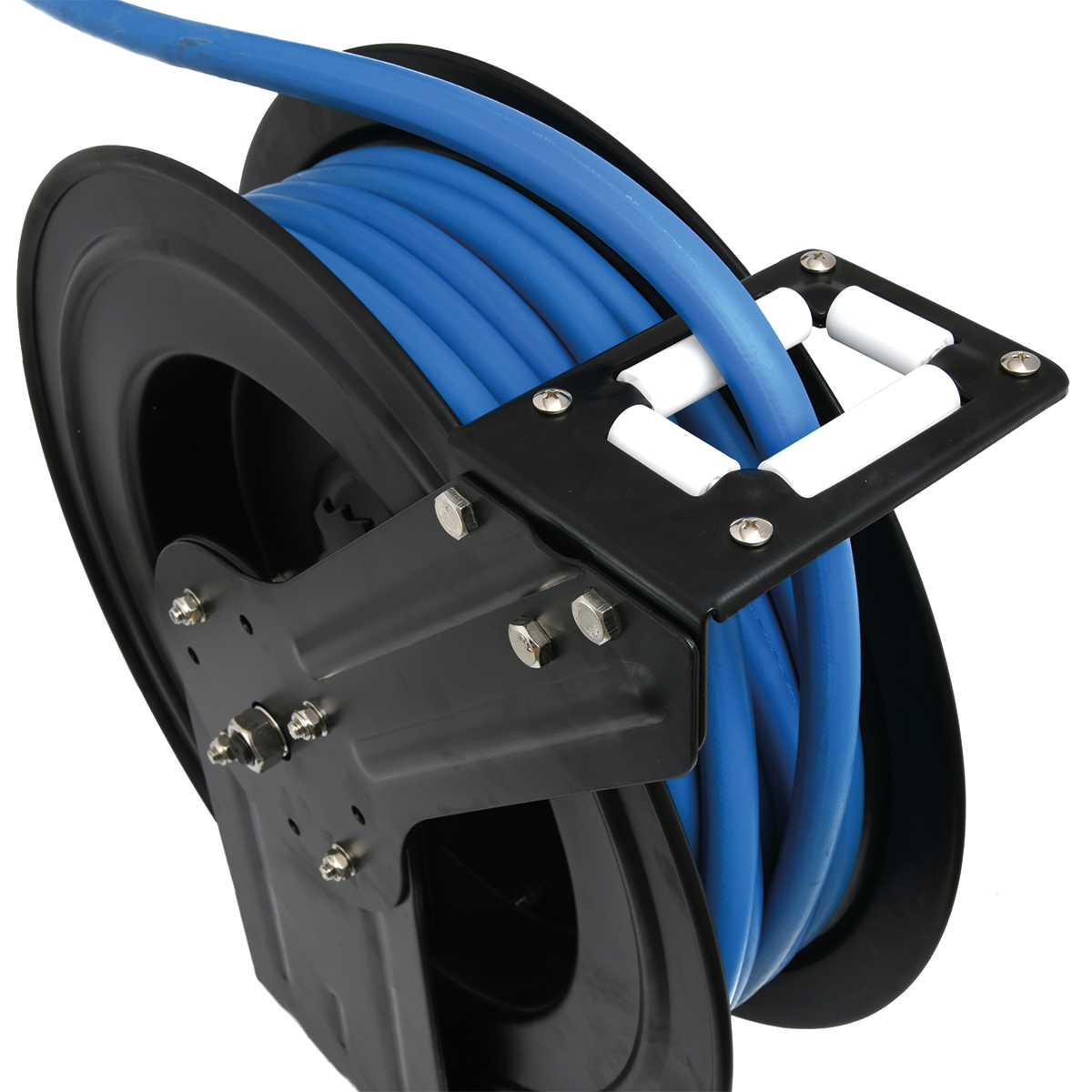 50 Ft Retractable Air Hose Reel - Convenient and Durable – TheBlueHose