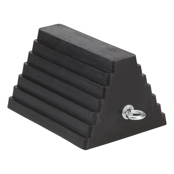 Blubird Double-Sided Pyramid Wheel Chock – 100% Rubber, Non-Slip with ...